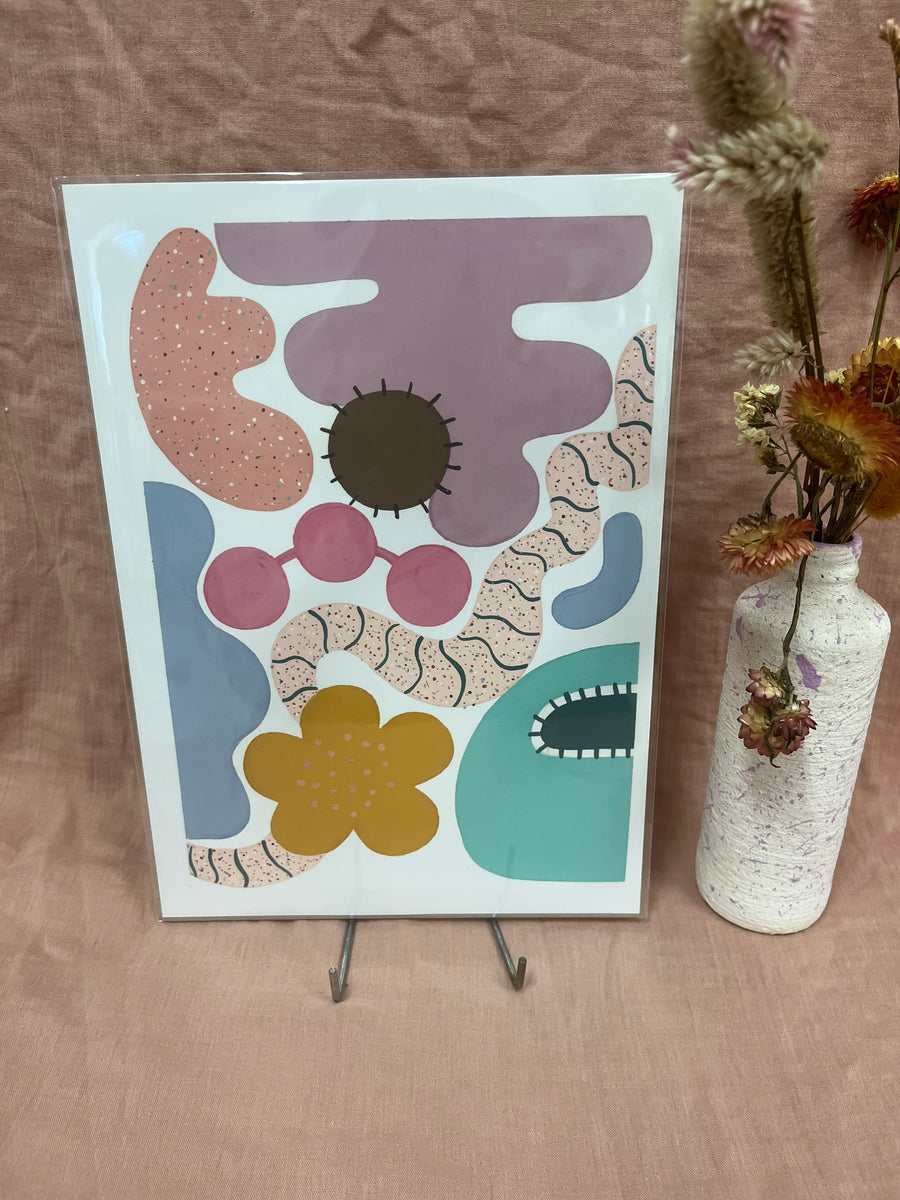 Abstract Art Print ~ Gummy Lollies – Chimerical Homewares