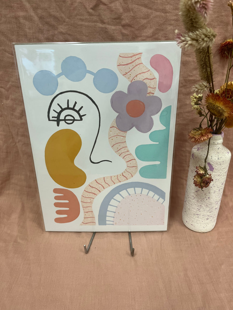 Art Print ~ Flowers in her eyes – Chimerical Homewares